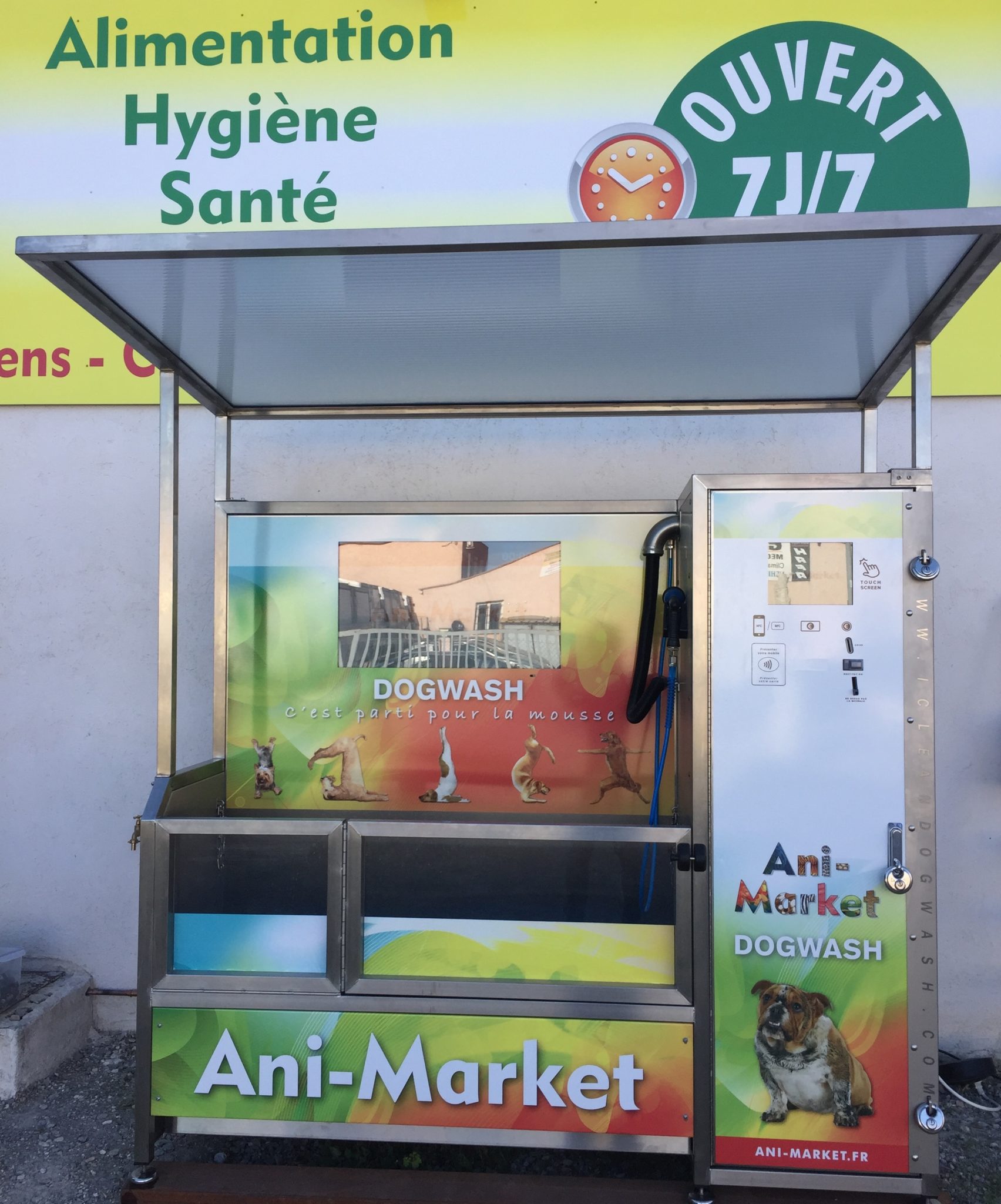 La nouvelle machine de lavage pour chien Dogwash Basic